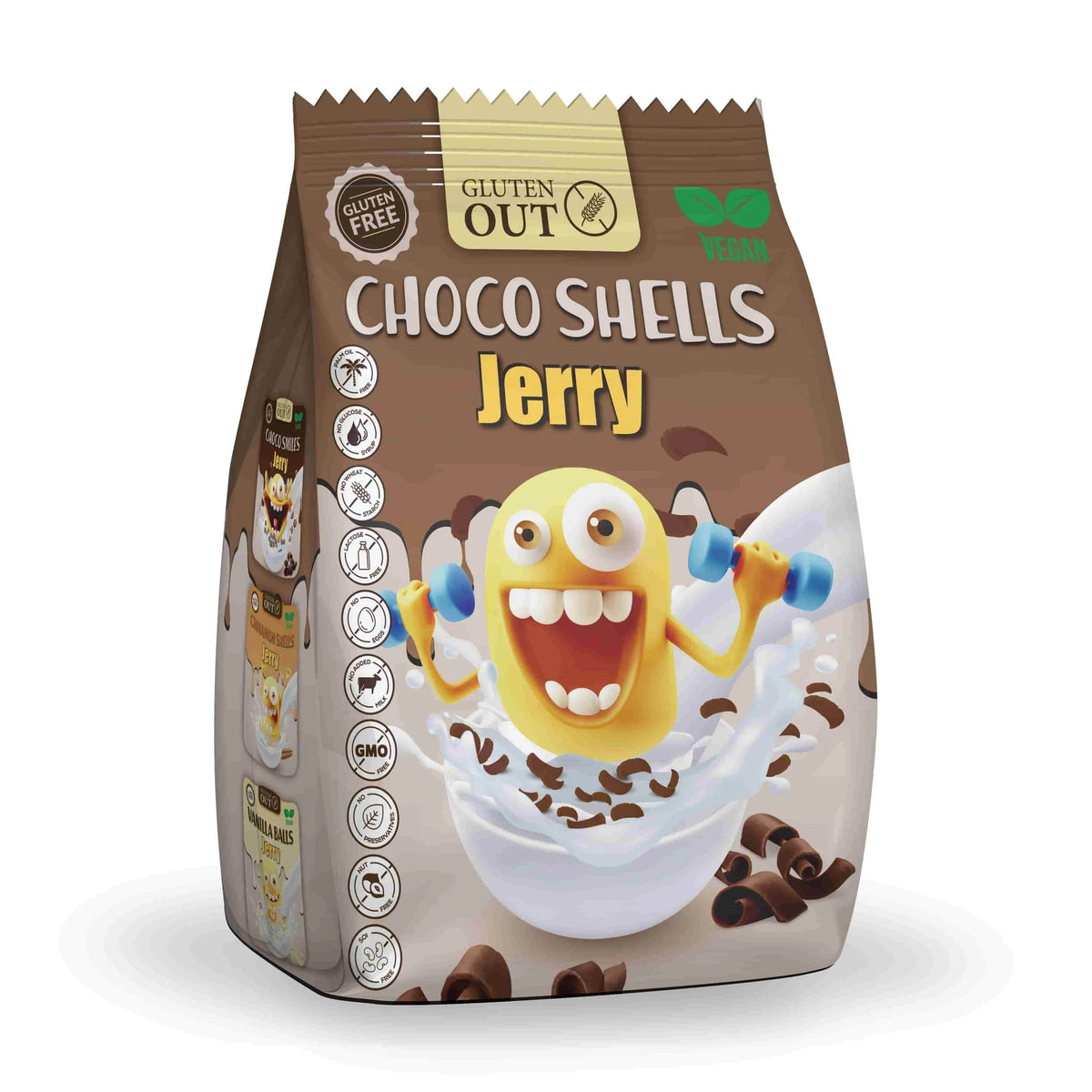 Choco Shells Jerry 375g - Nerano — Vital Gourmet